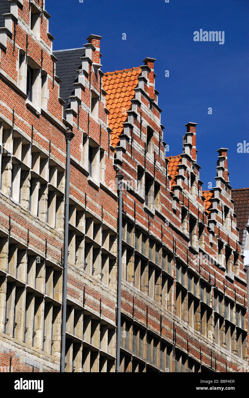 Flemish houses in Antwerp Stock Photo - Alamy