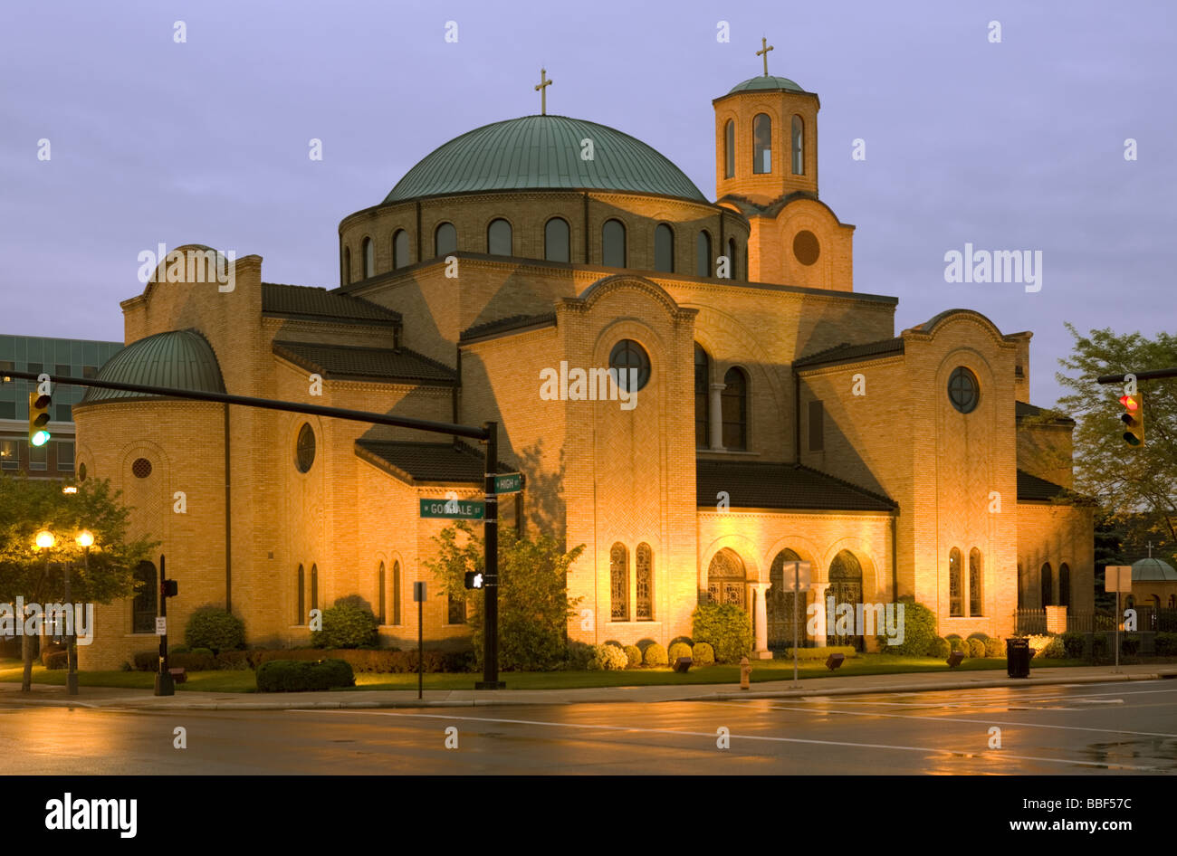 Greek orthodox church in Columbus, Ohio Stock Photo - Alamy