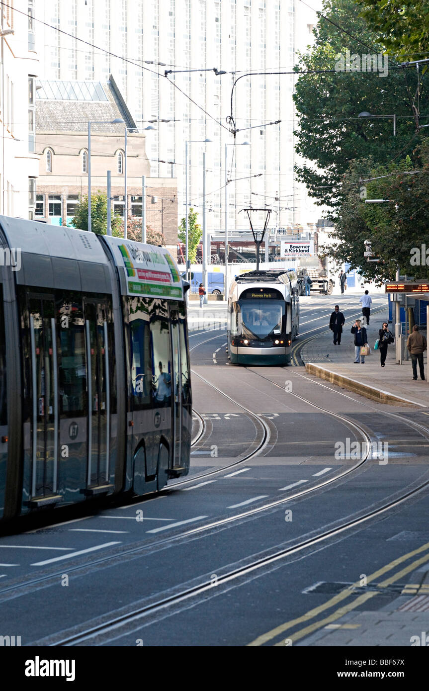 Metropolitan nottingham tram hi-res stock photography and images - Alamy