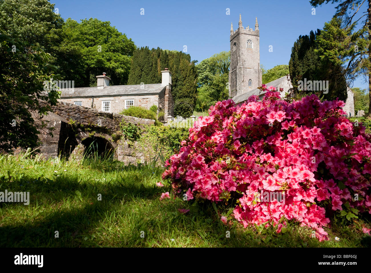 Altarnun Church in Spring, Cornwall Stock Photo - Alamy
