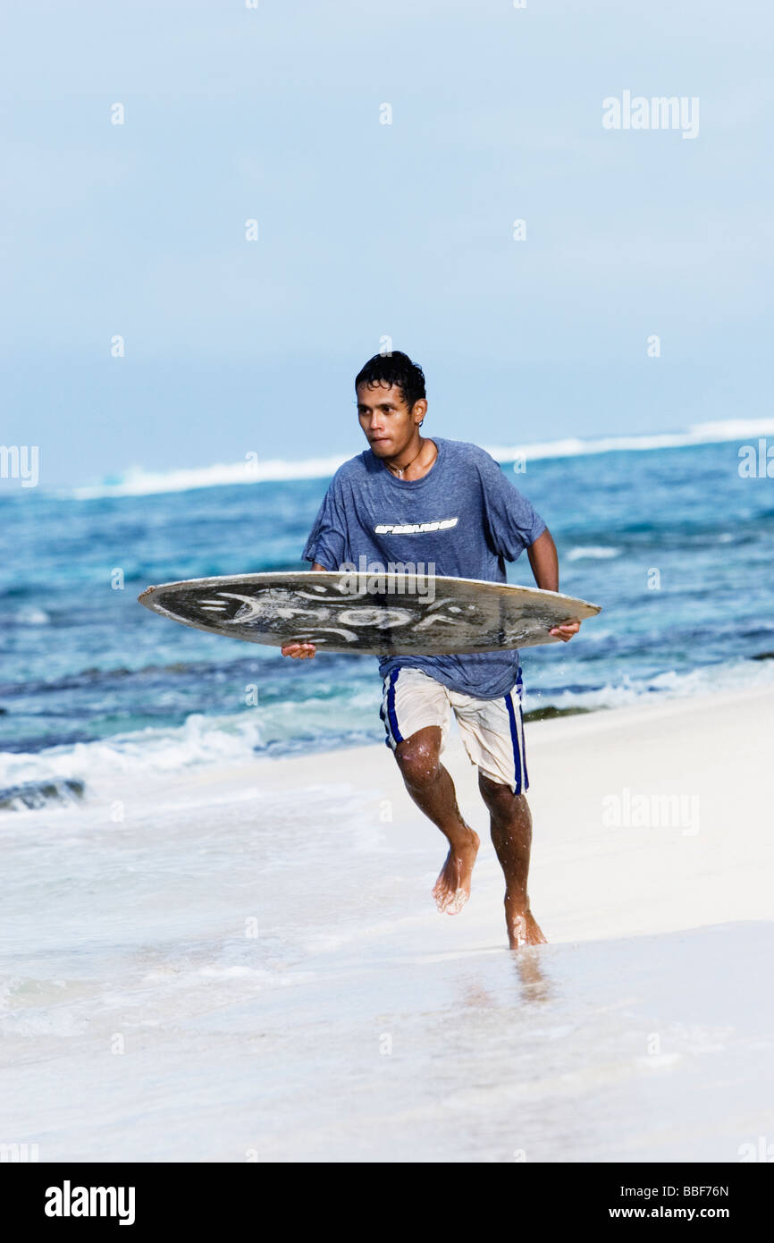 Skimsurfing in Philippines Stock Photo - Alamy