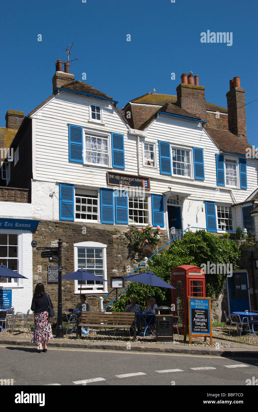Rye, E Sussex, England, UK. The Old Borough Arms Hotel Stock Photo - Alamy