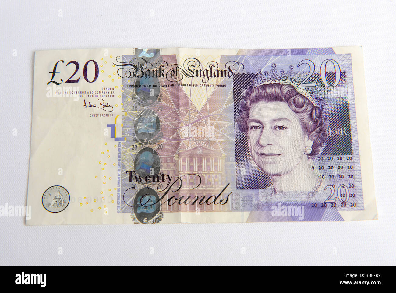 Twenty pound notes hi-res stock photography and images - Alamy