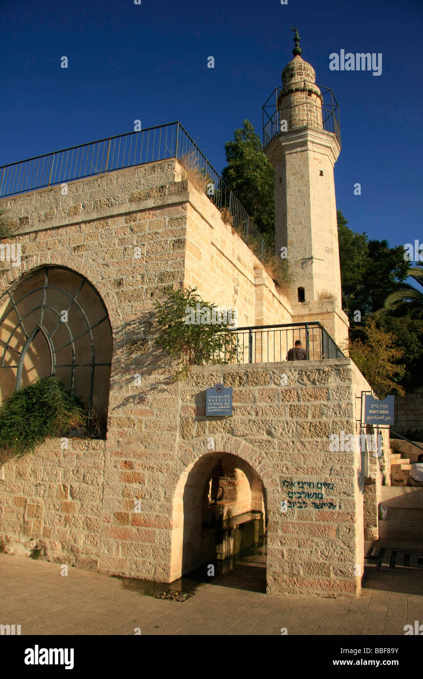 Israel Jerusalem Mountains Mary s Spring in Ein Karem Stock Photo - Alamy