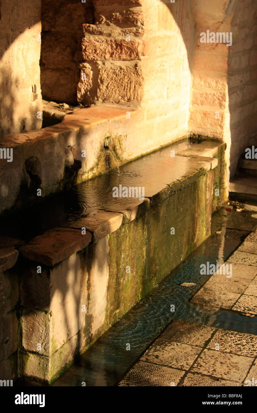 Israel Jerusalem Mountains Mary's Spring in Ein Karem Stock Photo - Alamy