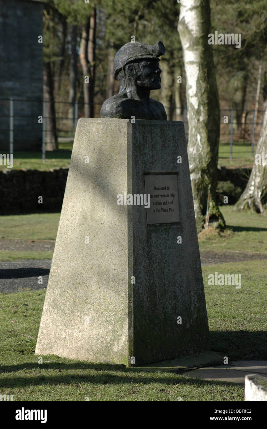 Pit miners memorial Stock Photo - Alamy