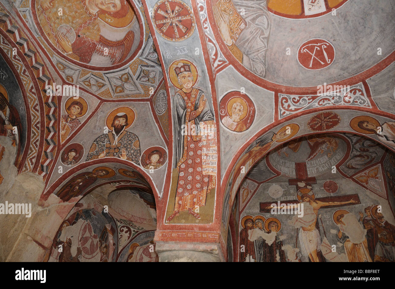 Frescoes in the Apple Church — Elmali Kilise — in Cappadocia's Goreme ...