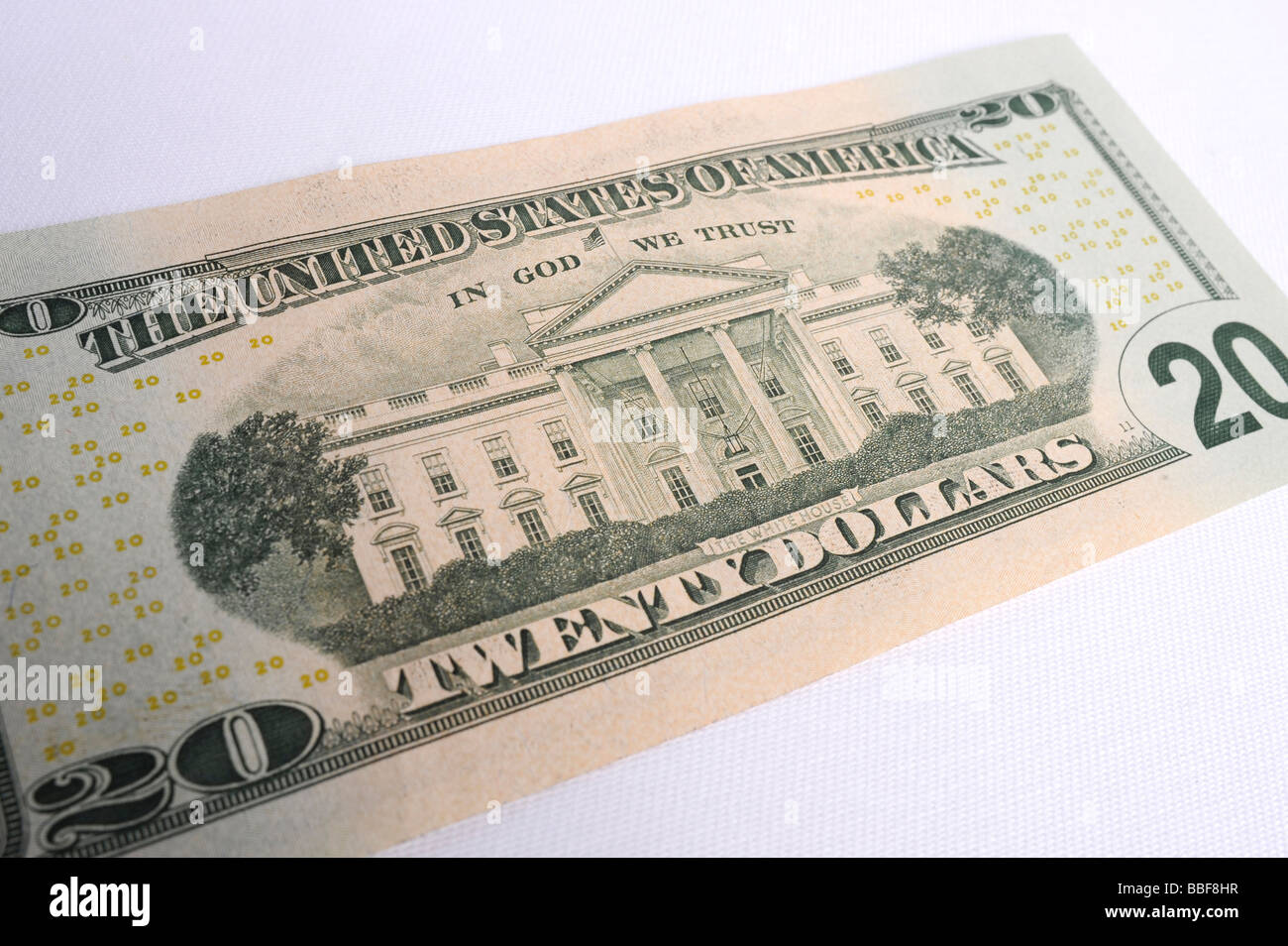 Twenty Dollar Banknote Stock Photo - Alamy