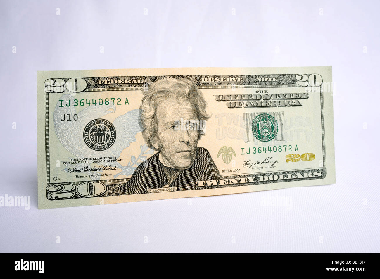 20 dollar banknote hi-res stock photography and images - Alamy