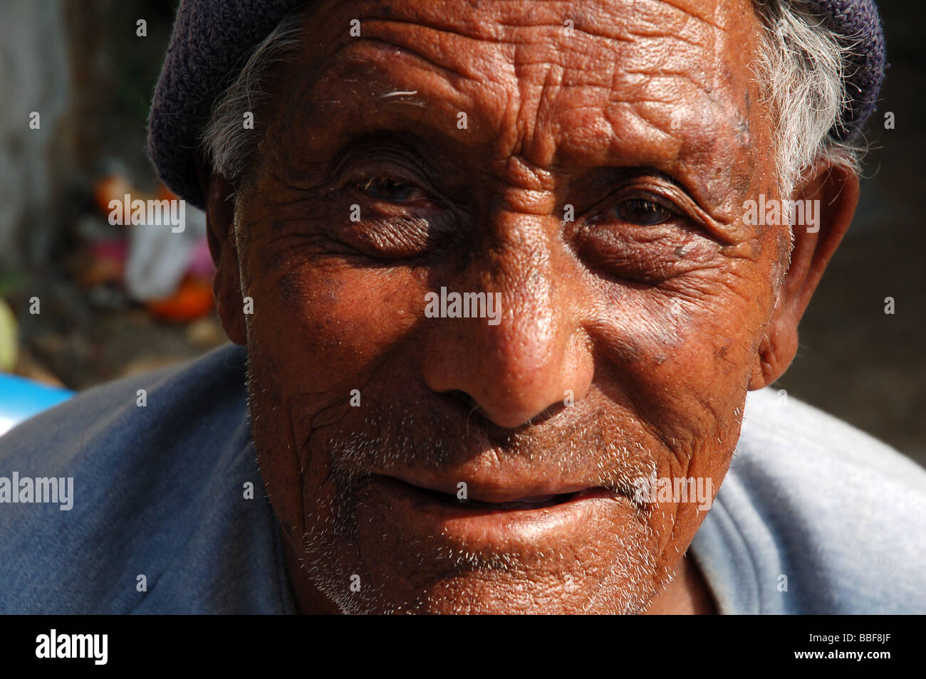 Portrait of Nepalese man in Kathmandu, NEPAL Stock Photo - Alamy