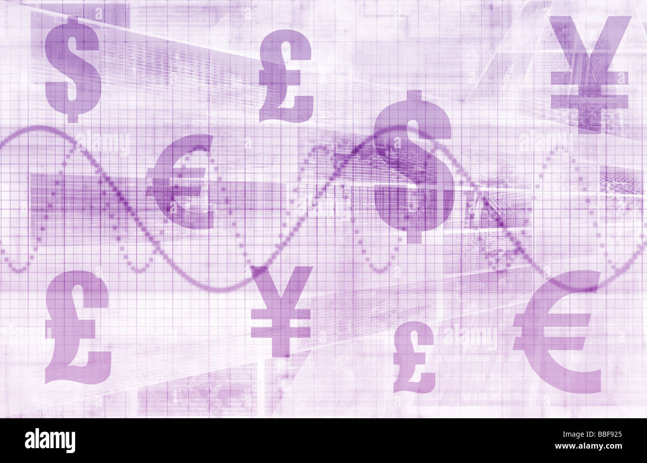 Currencies Collage as a Abstract Tech Background Stock Photo - Alamy