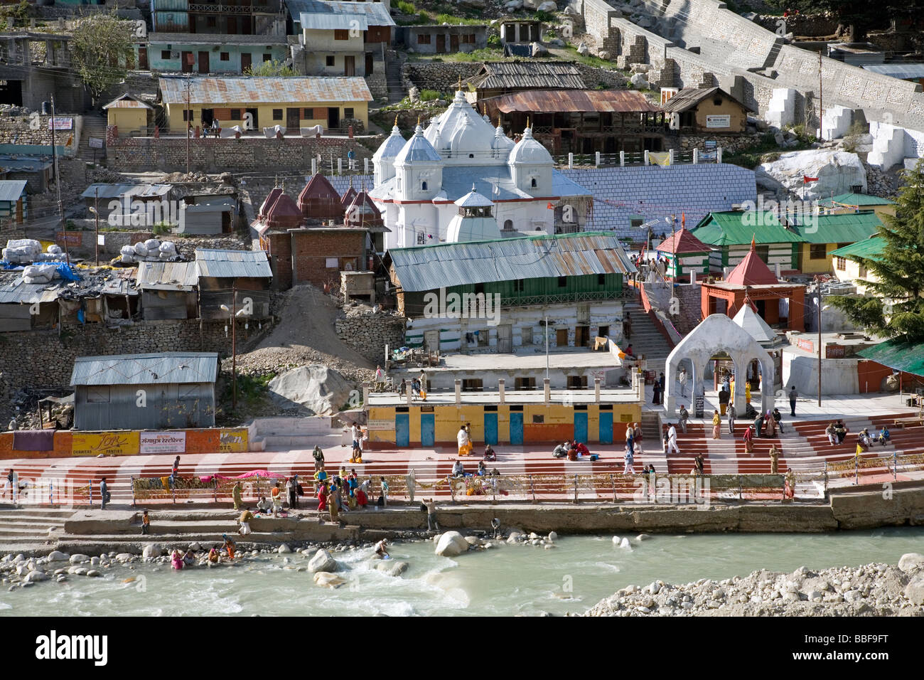 Ganga temple gangotri hi-res stock photography and images - Alamy