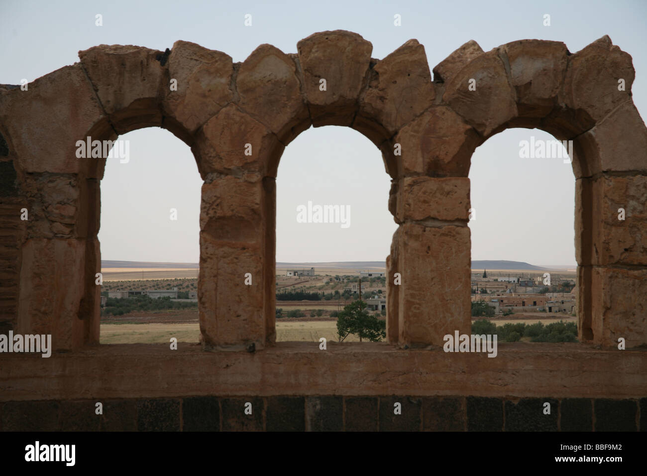 Roman Ruins of Qasr Ibn Wardan Syria Stock Photo - Alamy