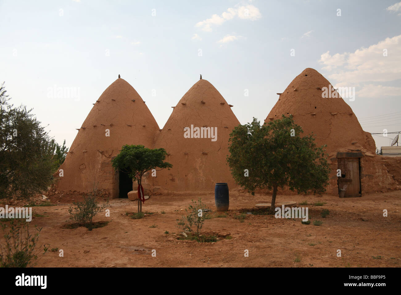 Beehive houses near Hama Stock Photo - Alamy