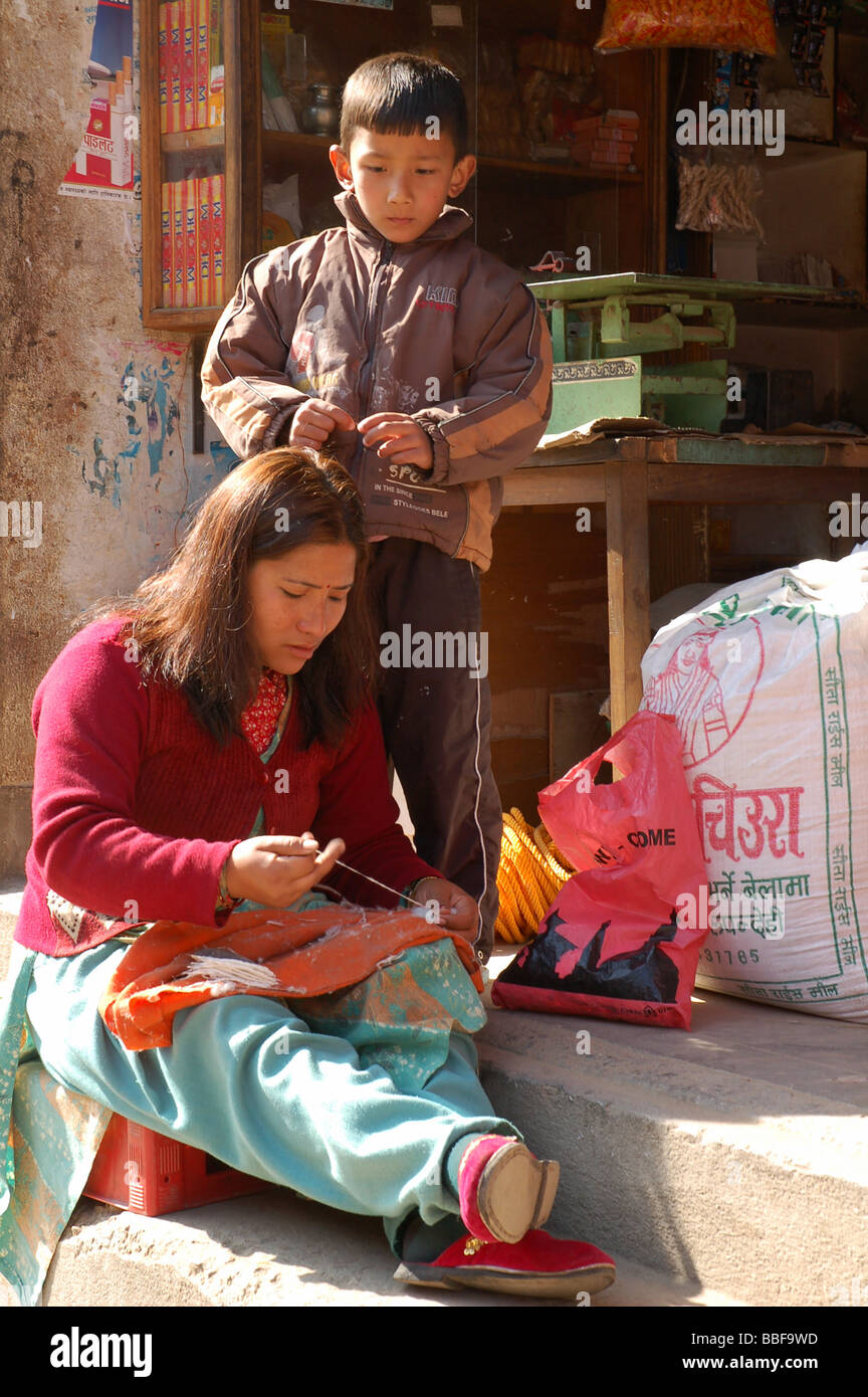Nepalese people in Kathmandu, NEPAL Stock Photo - Alamy