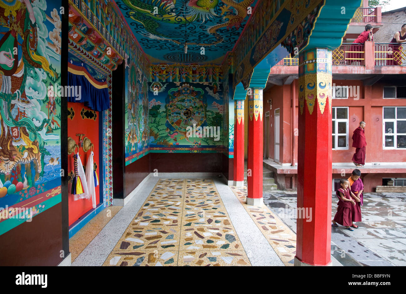 Thangkas. Drigung Kagyud Gompa. Rewalsar Lake. Kullu Valley. Himachal ...