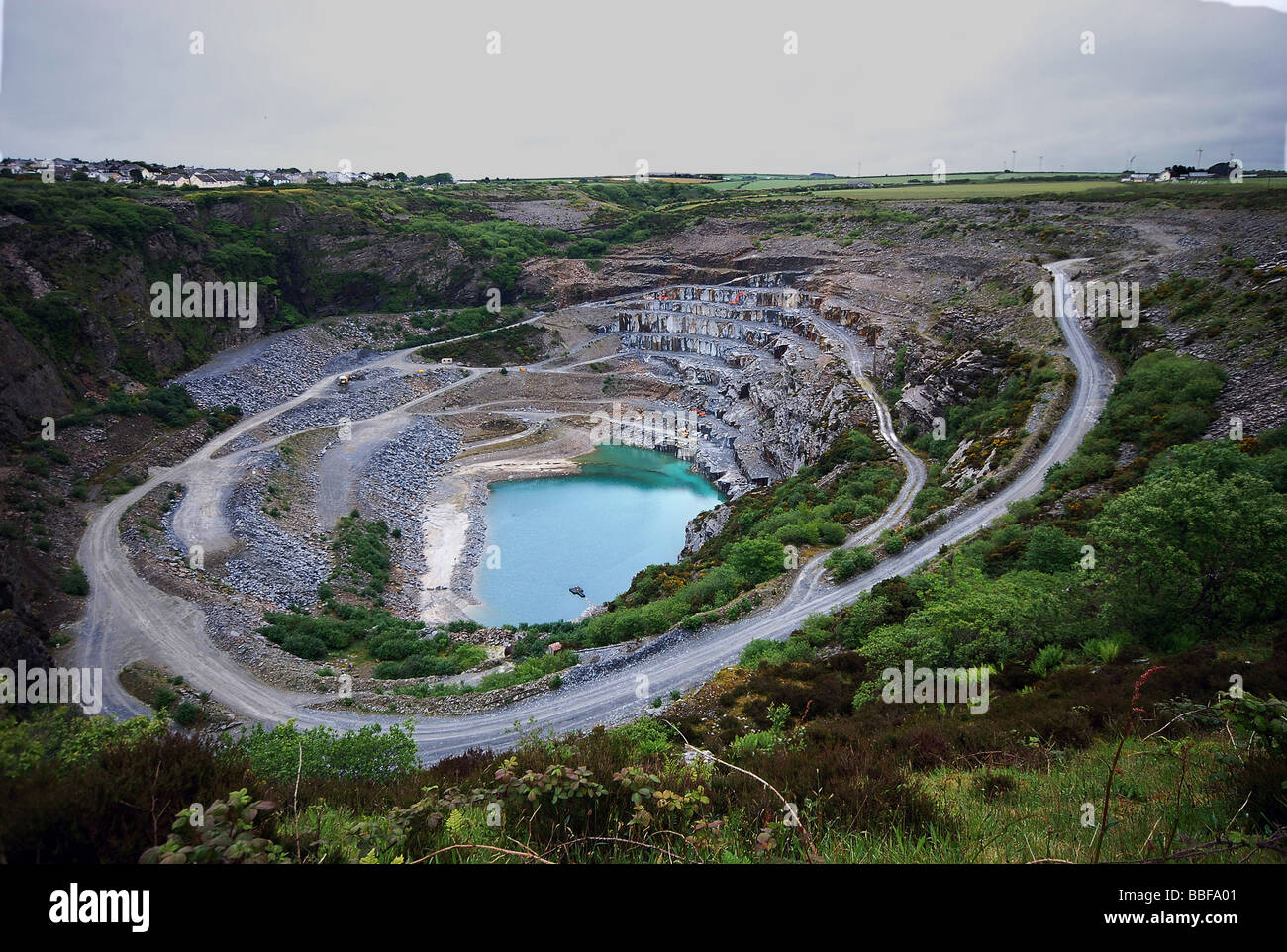 Delabole Slate Quarry Stock Photo - Alamy