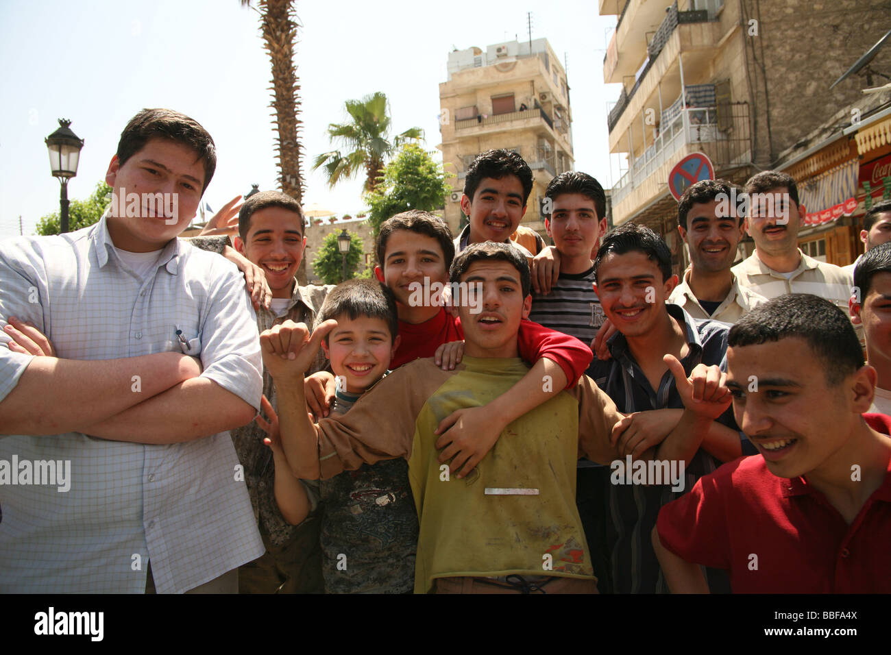 Kids Aleppo Syria Stock Photo - Alamy