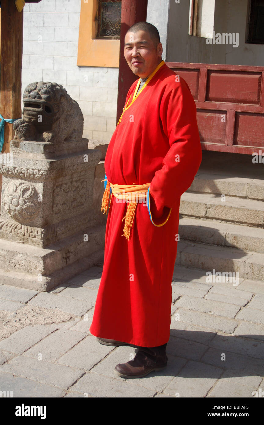 Mongolian buddhist monk hi-res stock photography and images - Alamy