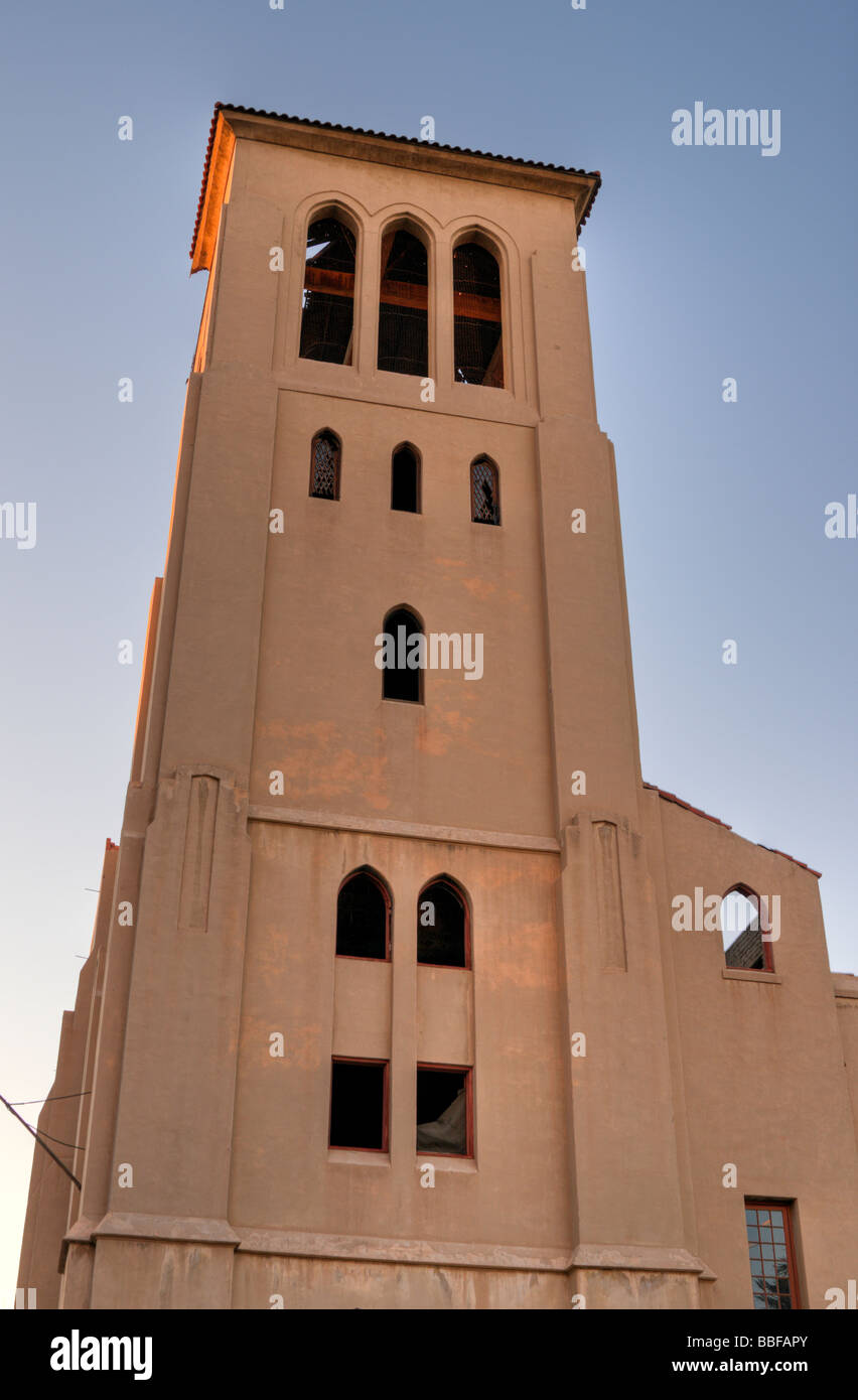 Bell tower of First Baptist Church in downtown Phoenix Arizona Stock ...