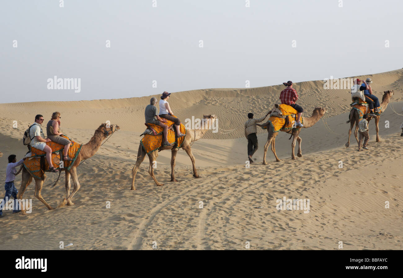 Camel Safari Rajasthan India Stock Photo - Alamy
