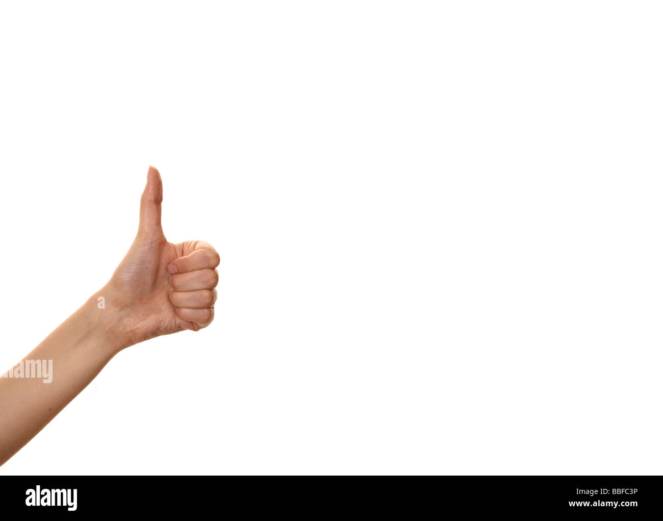 Hand up signal hi-res stock photography and images - Alamy