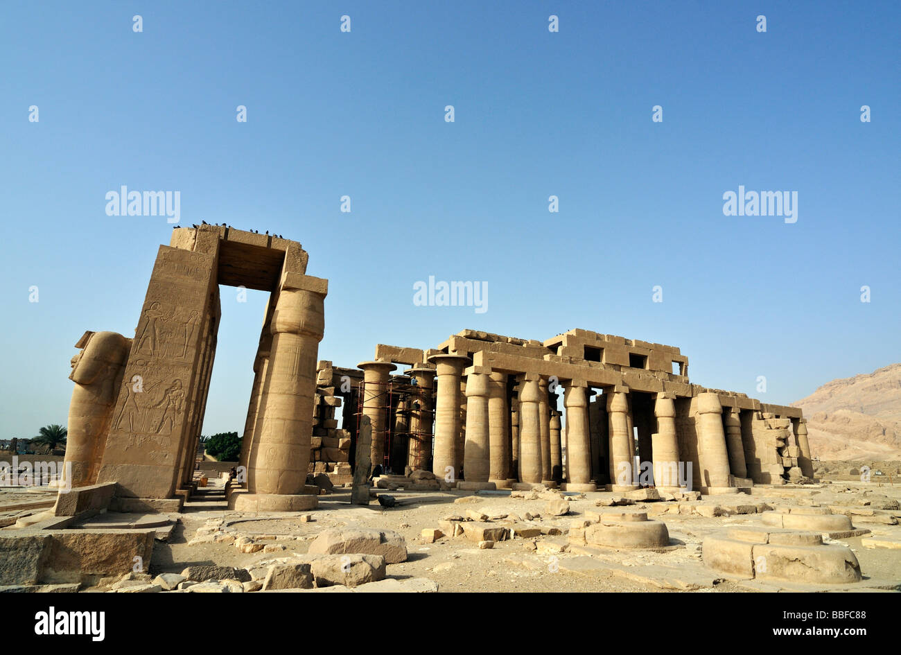Ramesseum Mortuary Temple of Pharaoh Ramesses Ramses II Theban ... Ramesseum Mortuary Temple of Pharaoh Ramesses Ramses II Theban ...