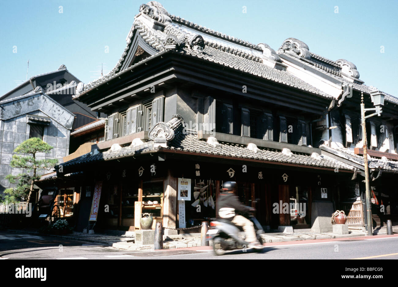 Fireproof warehouse (Kurazukuri) from the Edo period in Kawagoe (Little ...