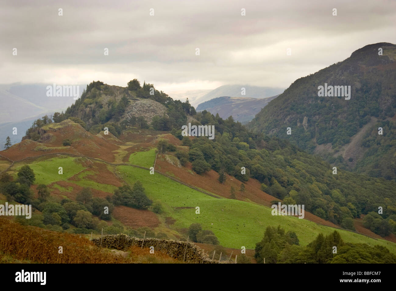 Castle Crag, Lake District View Stock Photo - Alamy