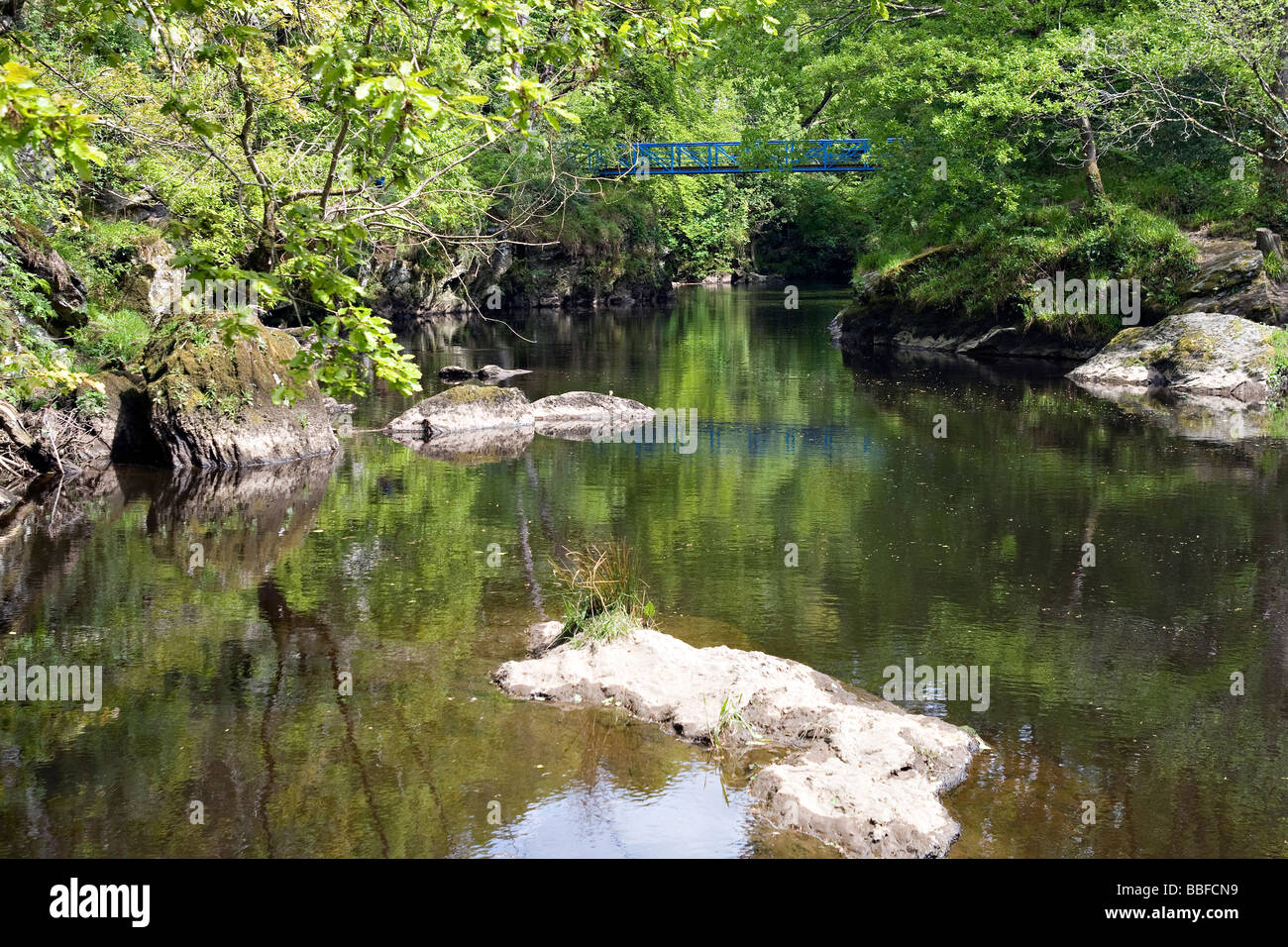Bridge at Phillips Weir River Roe County Londonderry Northern Ireland ...