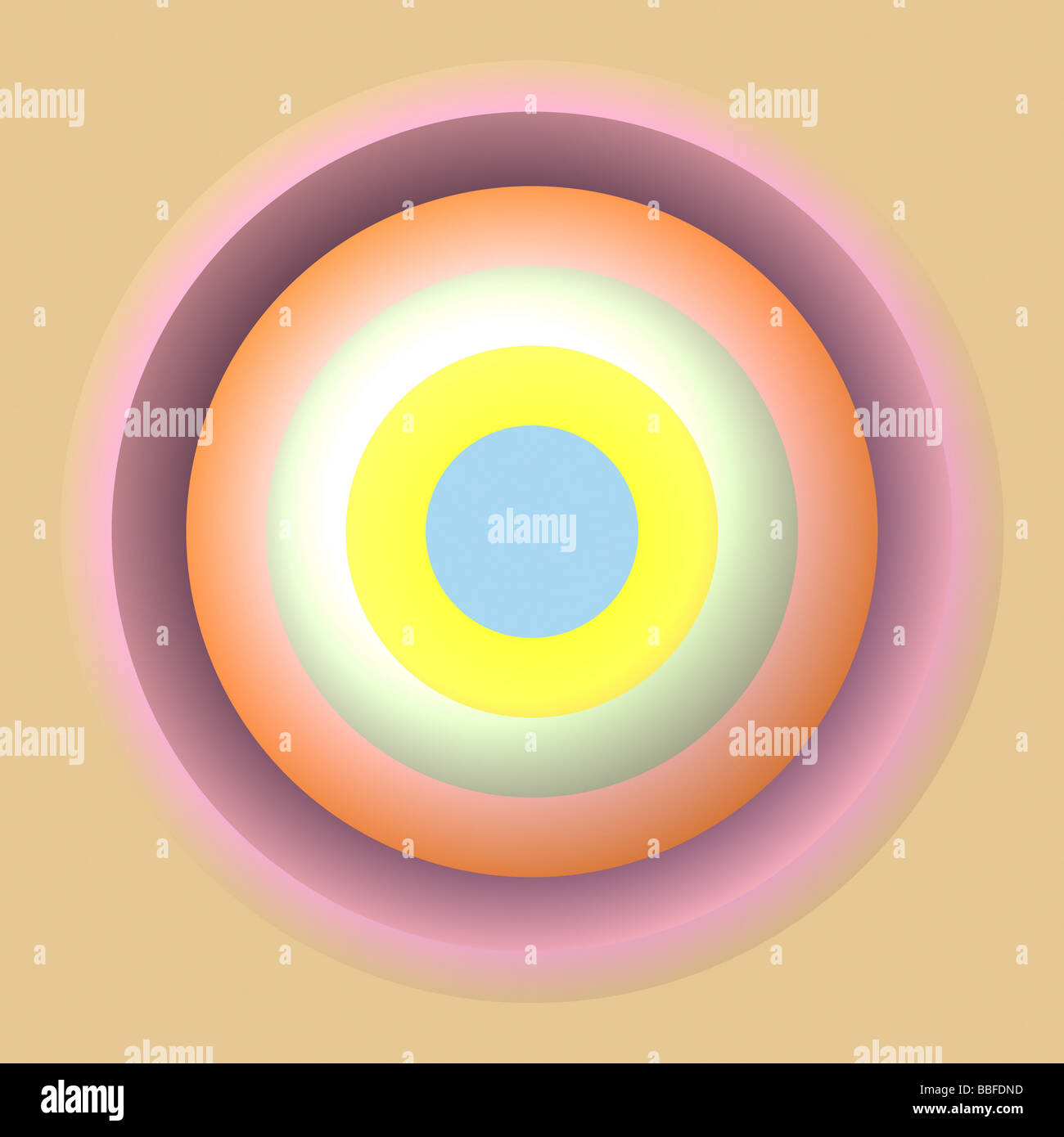 Round circles of color abstract illustration Stock Photo - Alamy