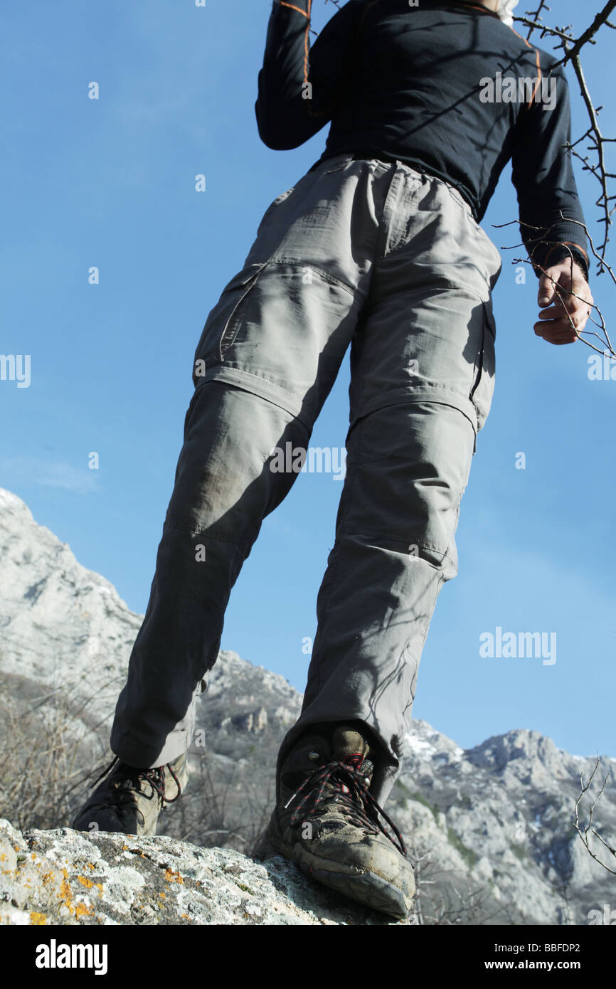 Man go up Stock Photo - Alamy