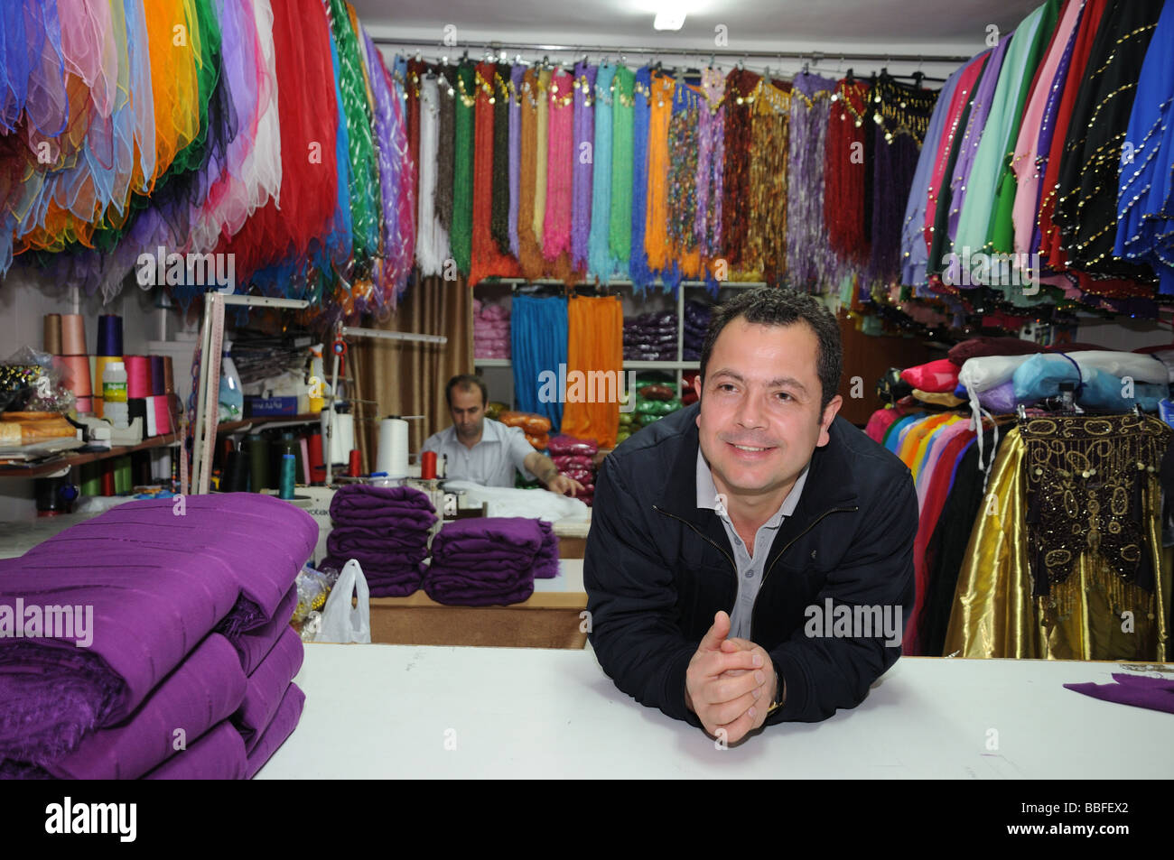 Yasin Ibrahim is the owner of an Istanbul shop that makes belly dancing ...