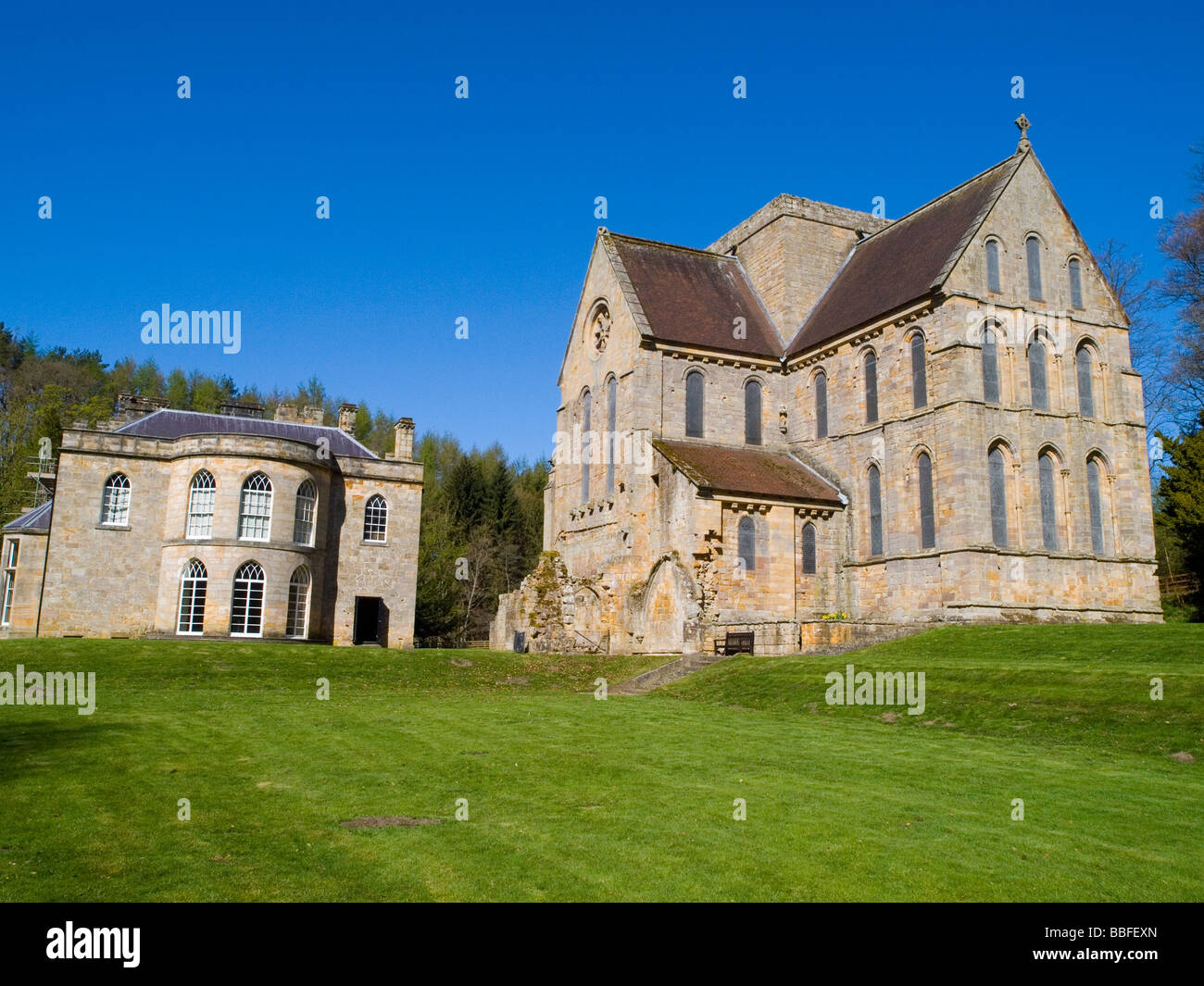 Brinkburn hall hi-res stock photography and images - Alamy