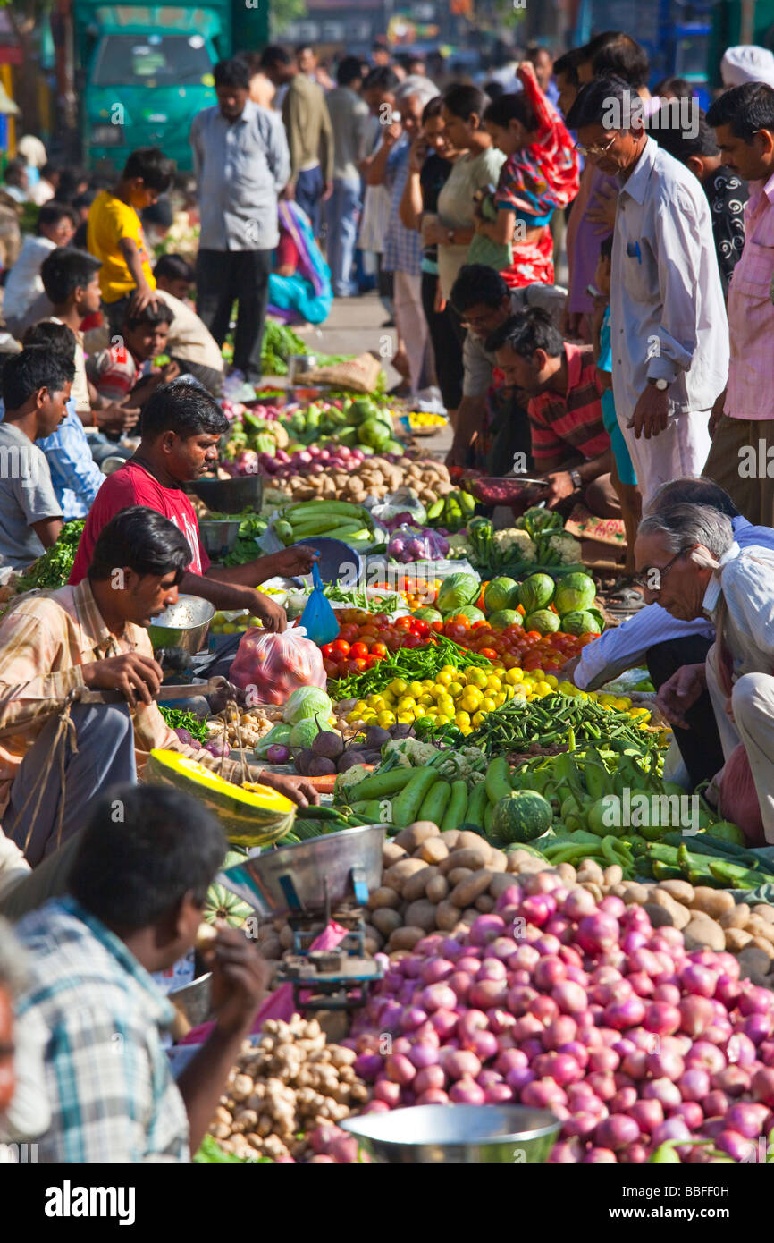 Fresh Vegetable Market in Old Delhi India Stock Photo - Alamy
