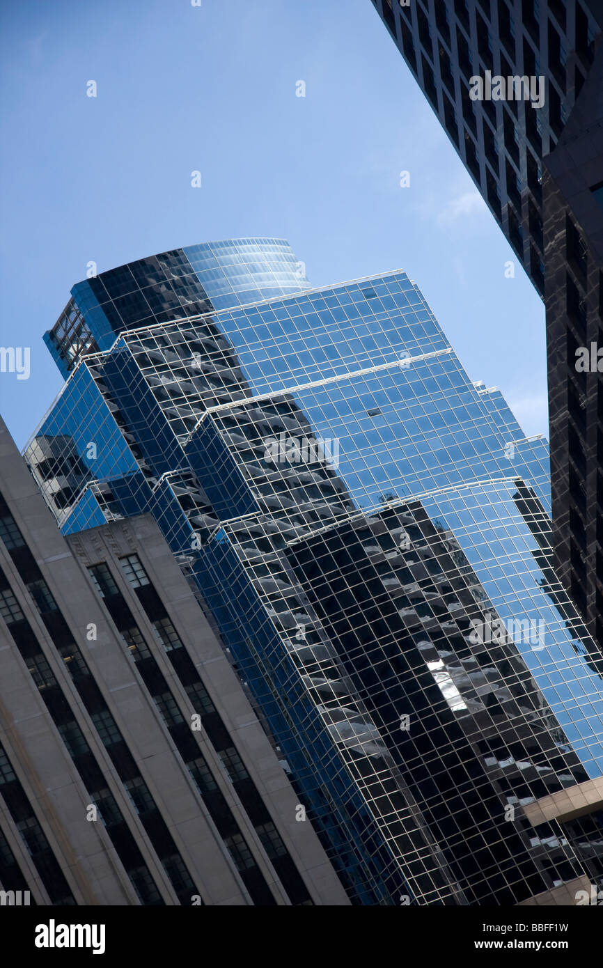 Cityscape skyscraper with blue sky Stock Photo - Alamy