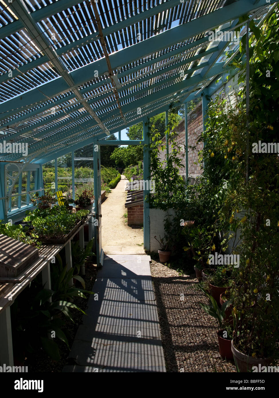 Charles Darwins greenhouse at Down House, Downe, Kent, UK Stock Photo ...