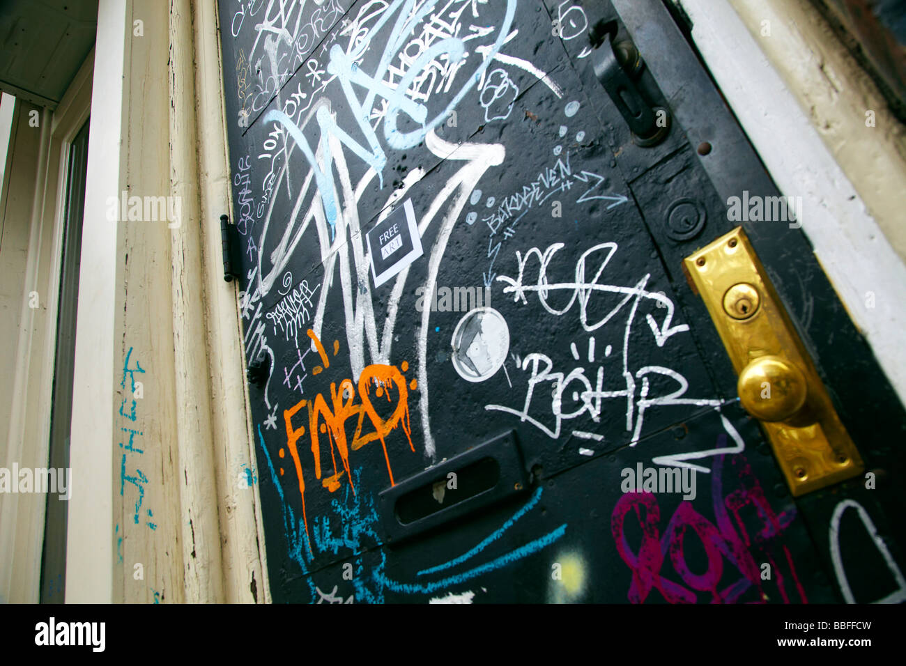 Vandalized Front Doors High Resolution Stock Photography and Images - Alamy