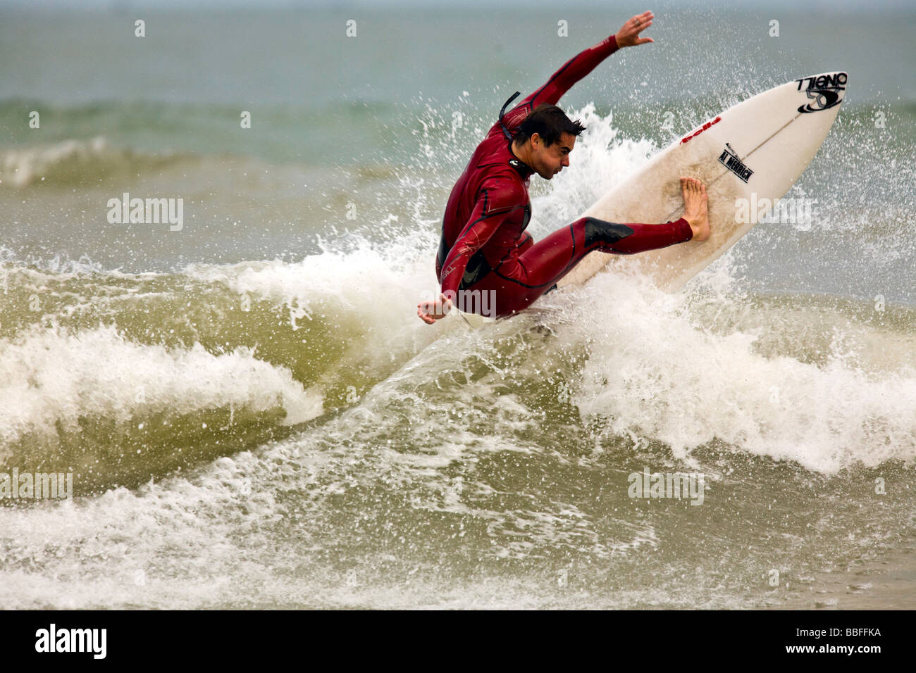 China, Zejiang Province, Zhoushan Island, Surfing, Xavier Leroy (FRA ...