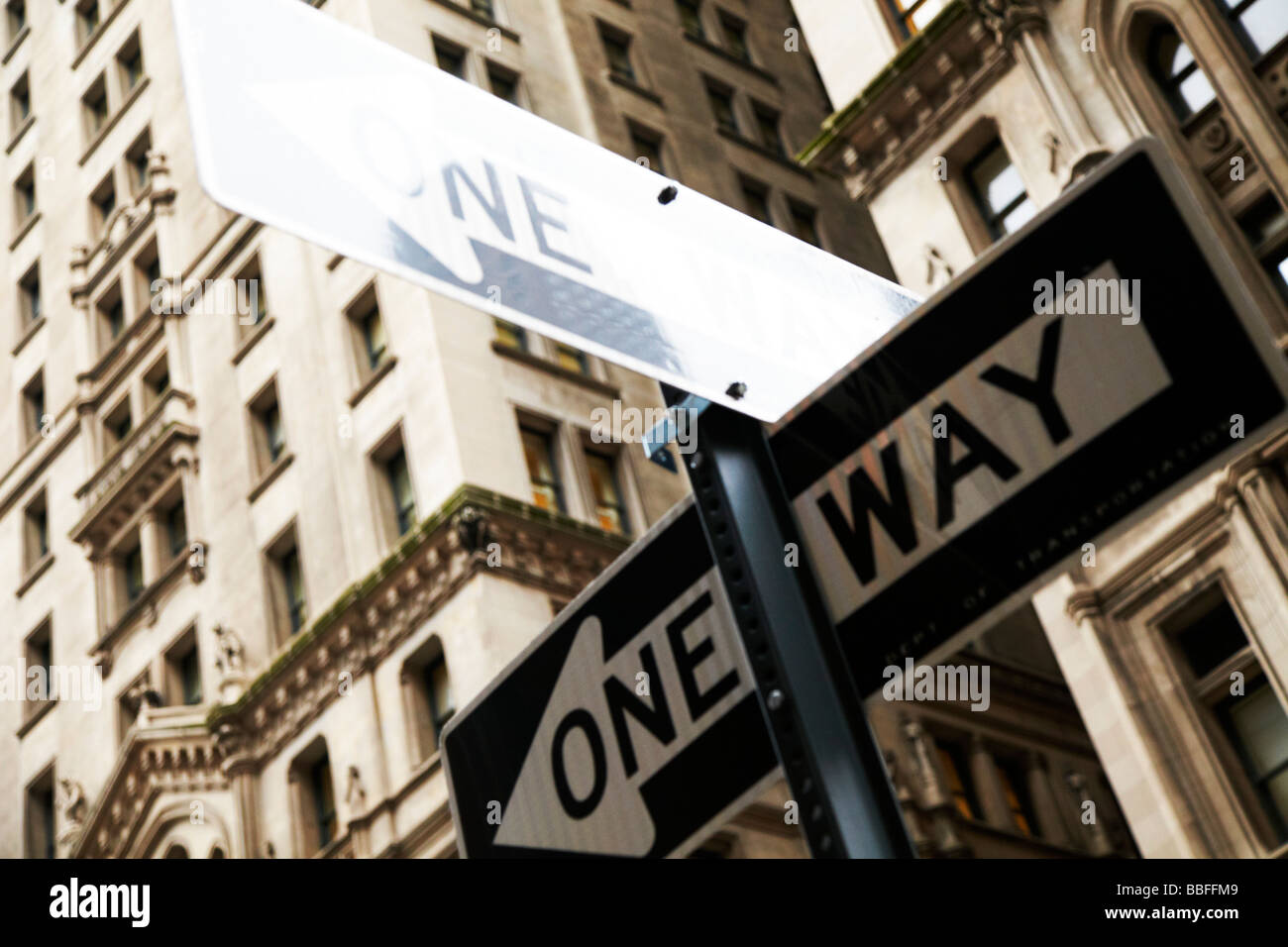 One way signs hi-res stock photography and images - Alamy