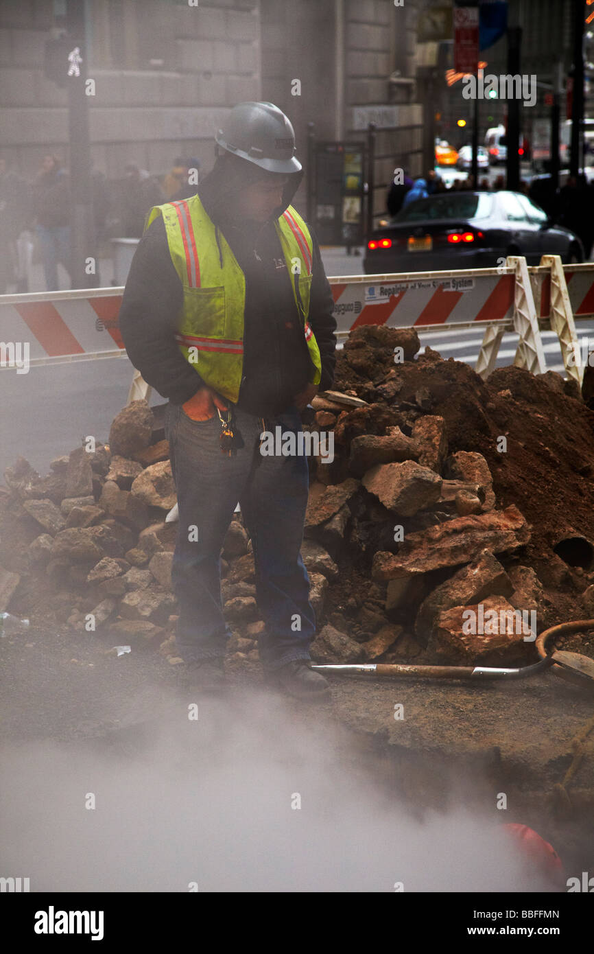 road workers, New York Stock Photo - Alamy