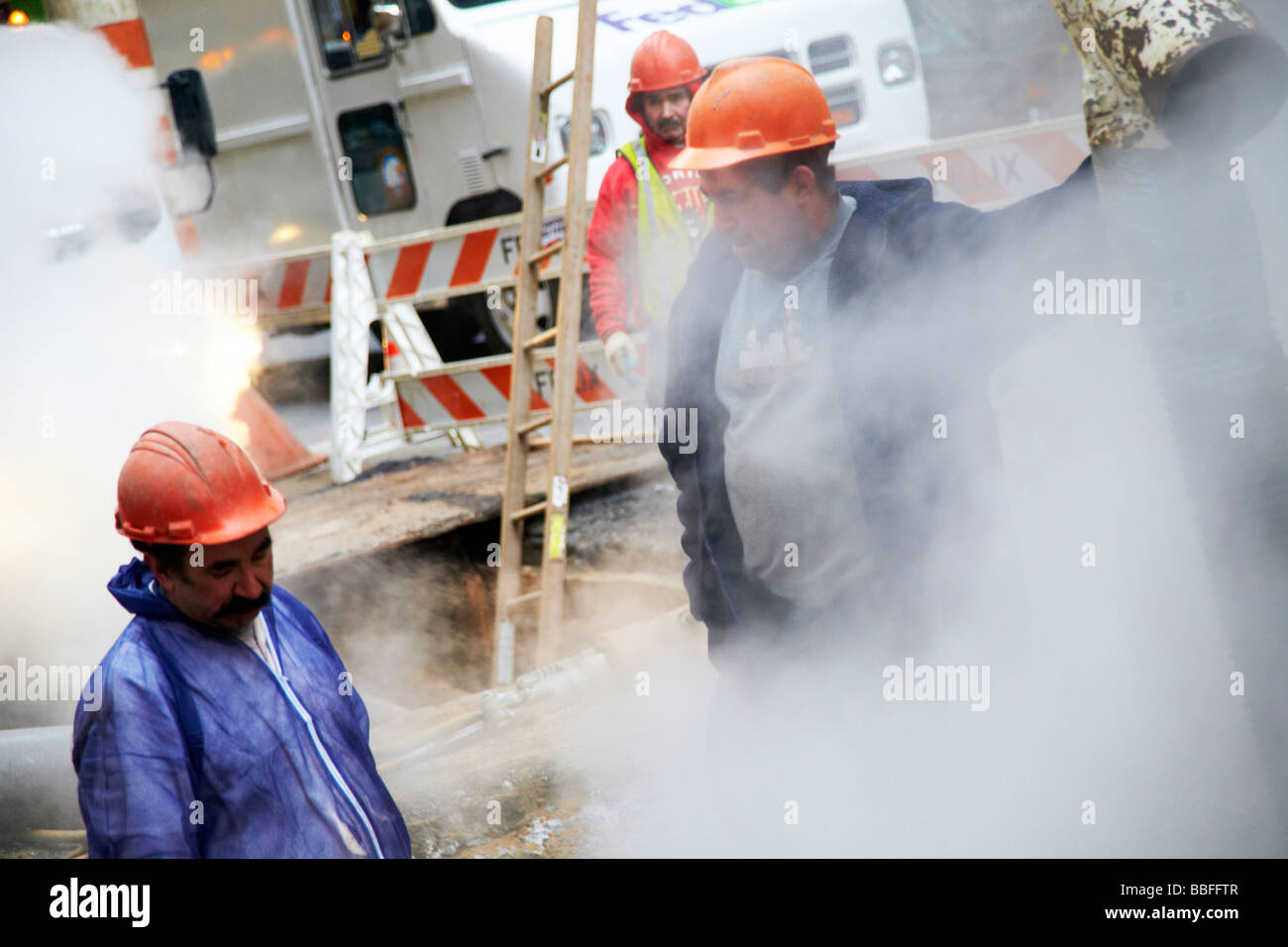 road workers, New York Stock Photo - Alamy