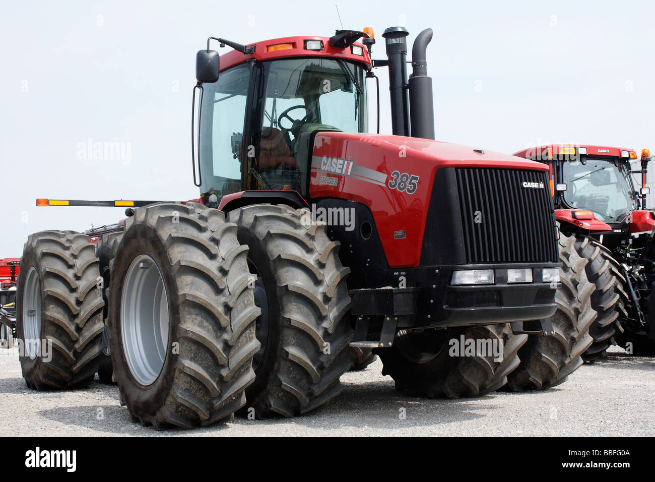 Red utility tractor hi-res stock photography and images - Alamy