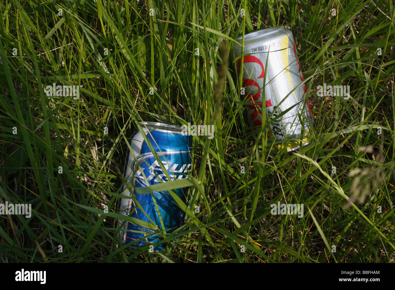 Spoil nature with rubbish poiling nature.Throwing waste into nature ...