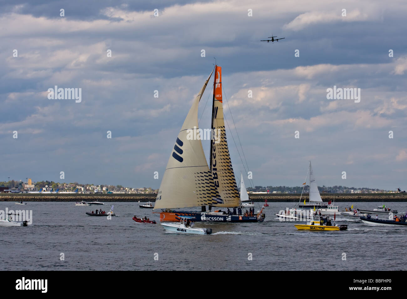 Volvo Ocean Race 2008-2009. Volvo Open 70 Racing Yacht "Ericsson 4 ...