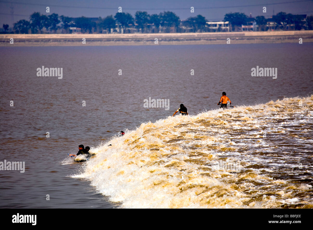 Silver dragon tidal bore hi-res stock photography and images - Alamy