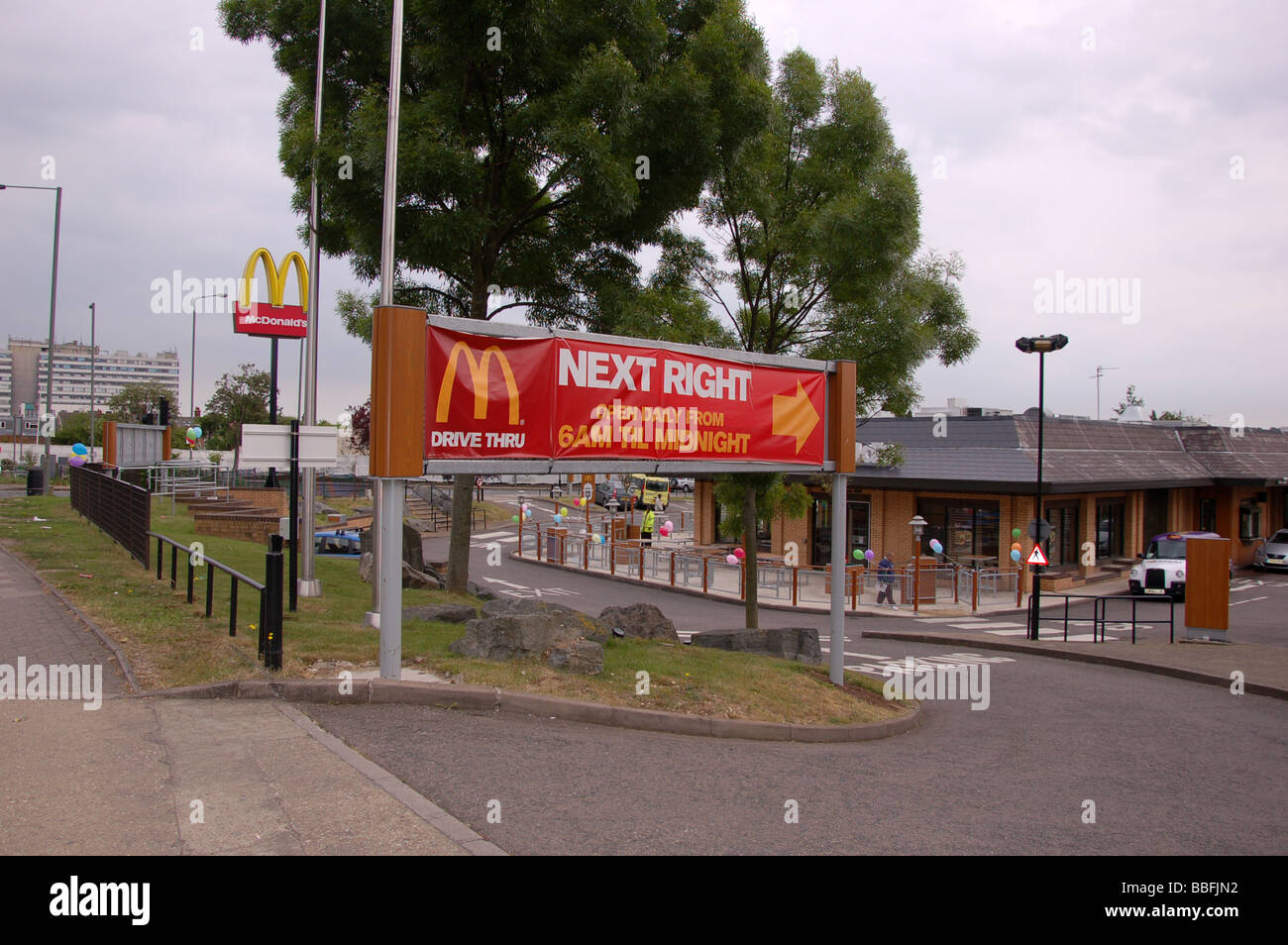 McDonald's in Colindale, London, England, Uk Stock Photo - Alamy