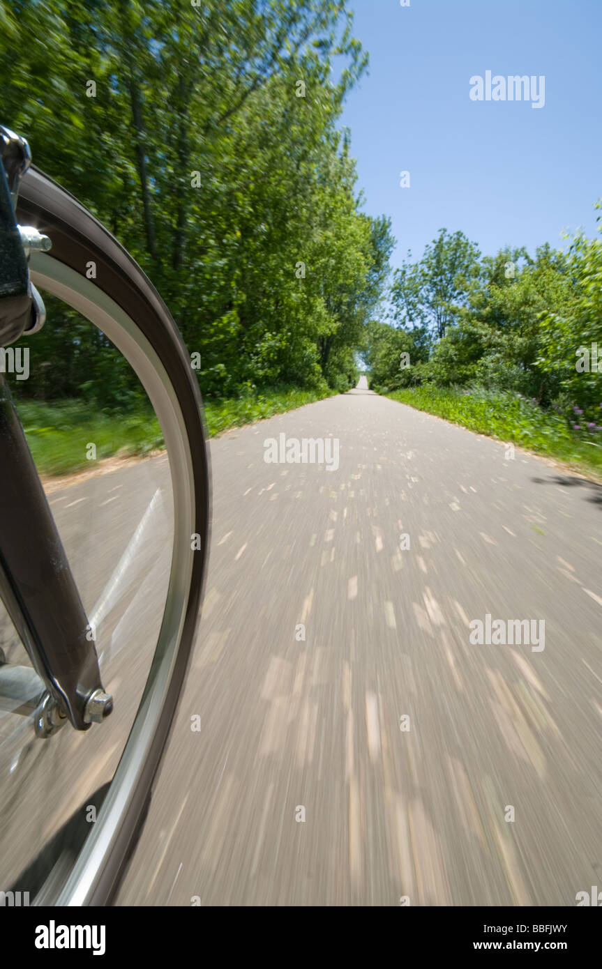 Low angle bicycle on trail hi-res stock photography and images - Alamy