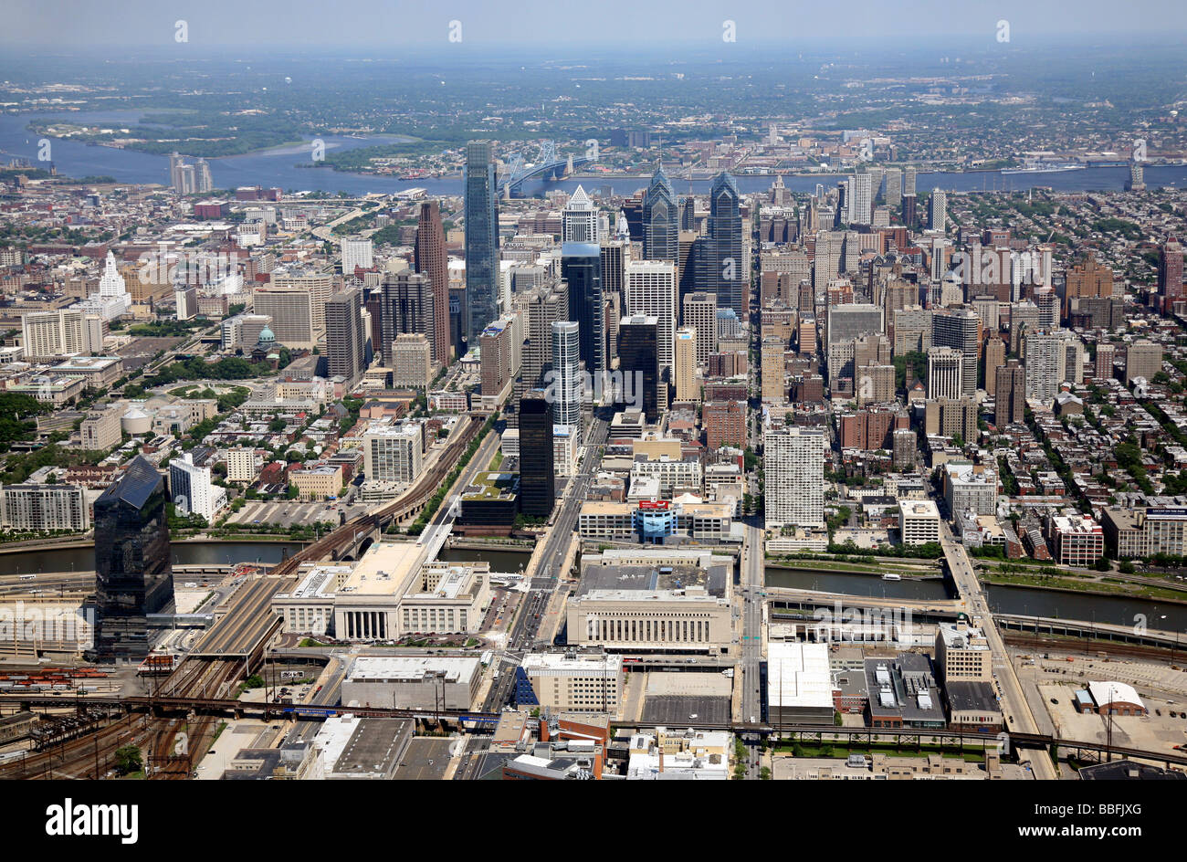 Aerial view philadelphia hi-res stock photography and images - Alamy