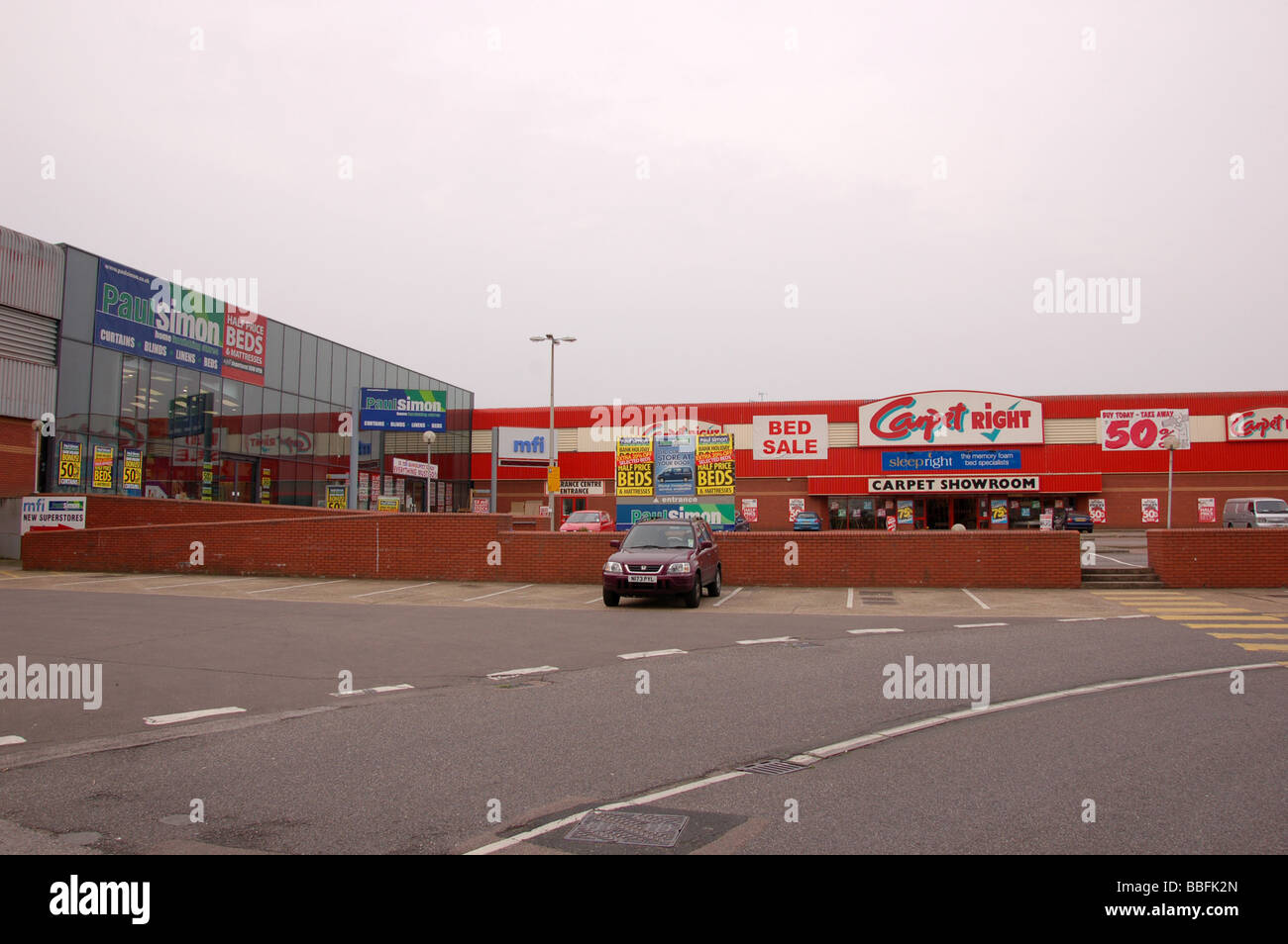 A mini shopping centre at Colindale, London, England, Uk Stock Photo ...